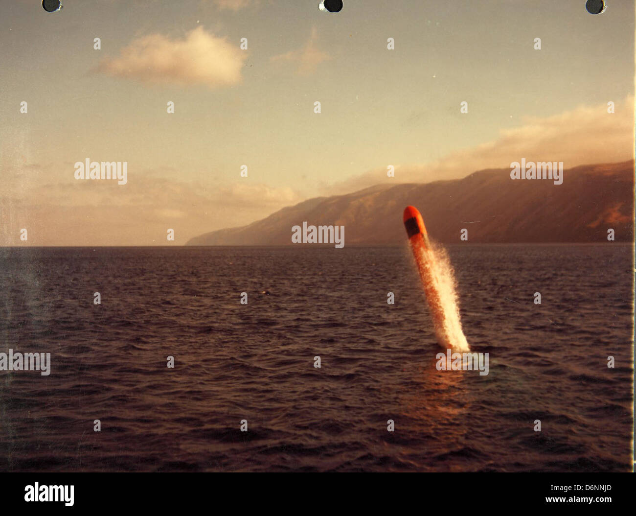 A photograph showing the Convair/General Dynamics Tomahawk missile ...