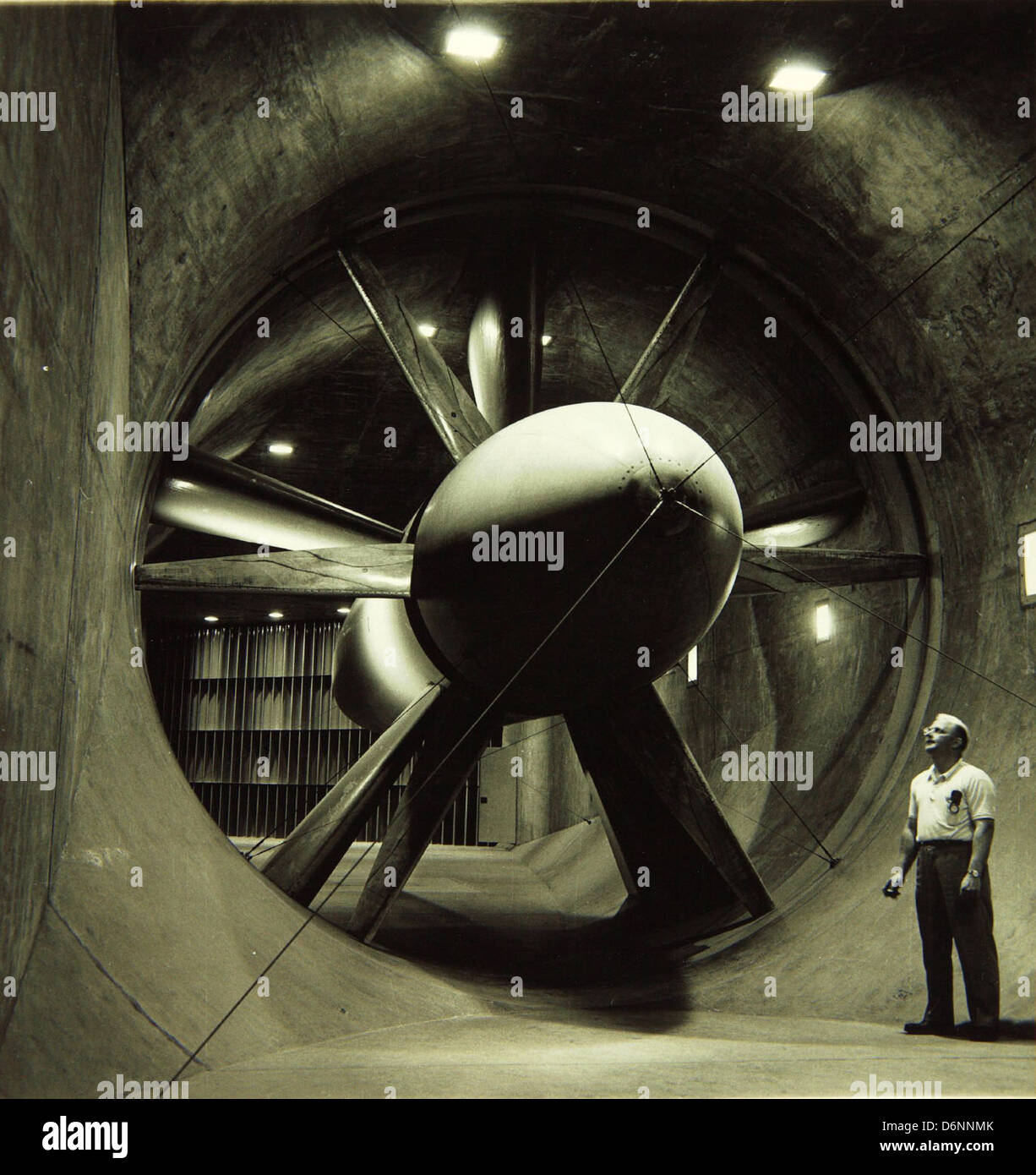 This image shows the Convair/General Dynamics wind tunnel during its ...