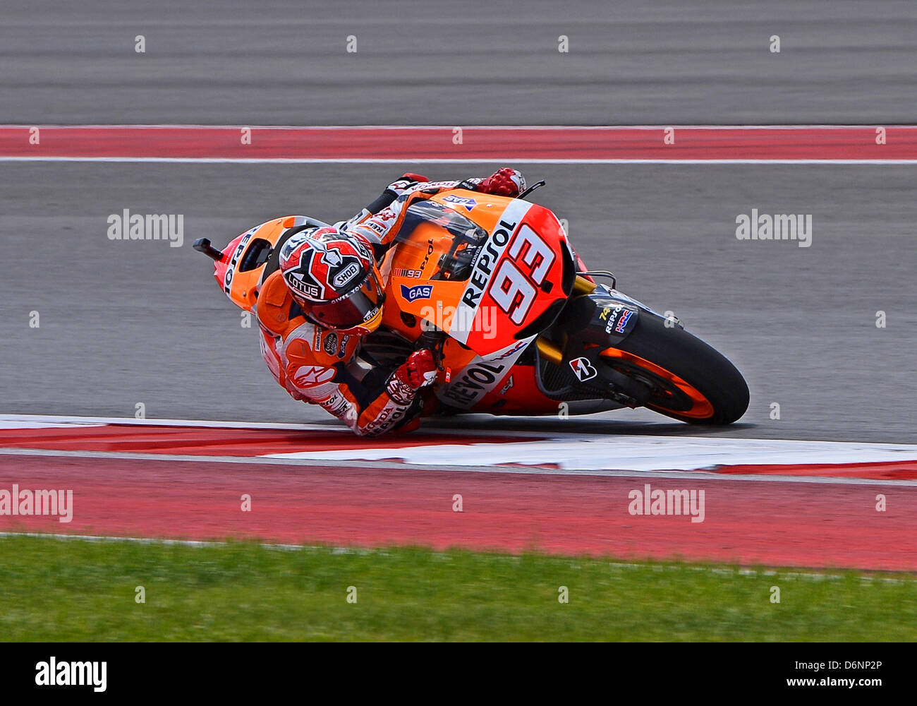 Austin, Texas, USA. 21st April, 2013. Marc Marquez #93 of Repsol Honda ...