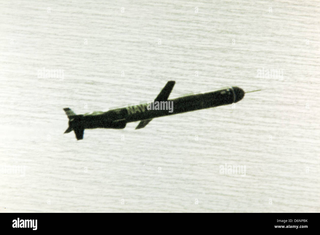 A photograph showing the development of the Tomahawk missile by Convair ...