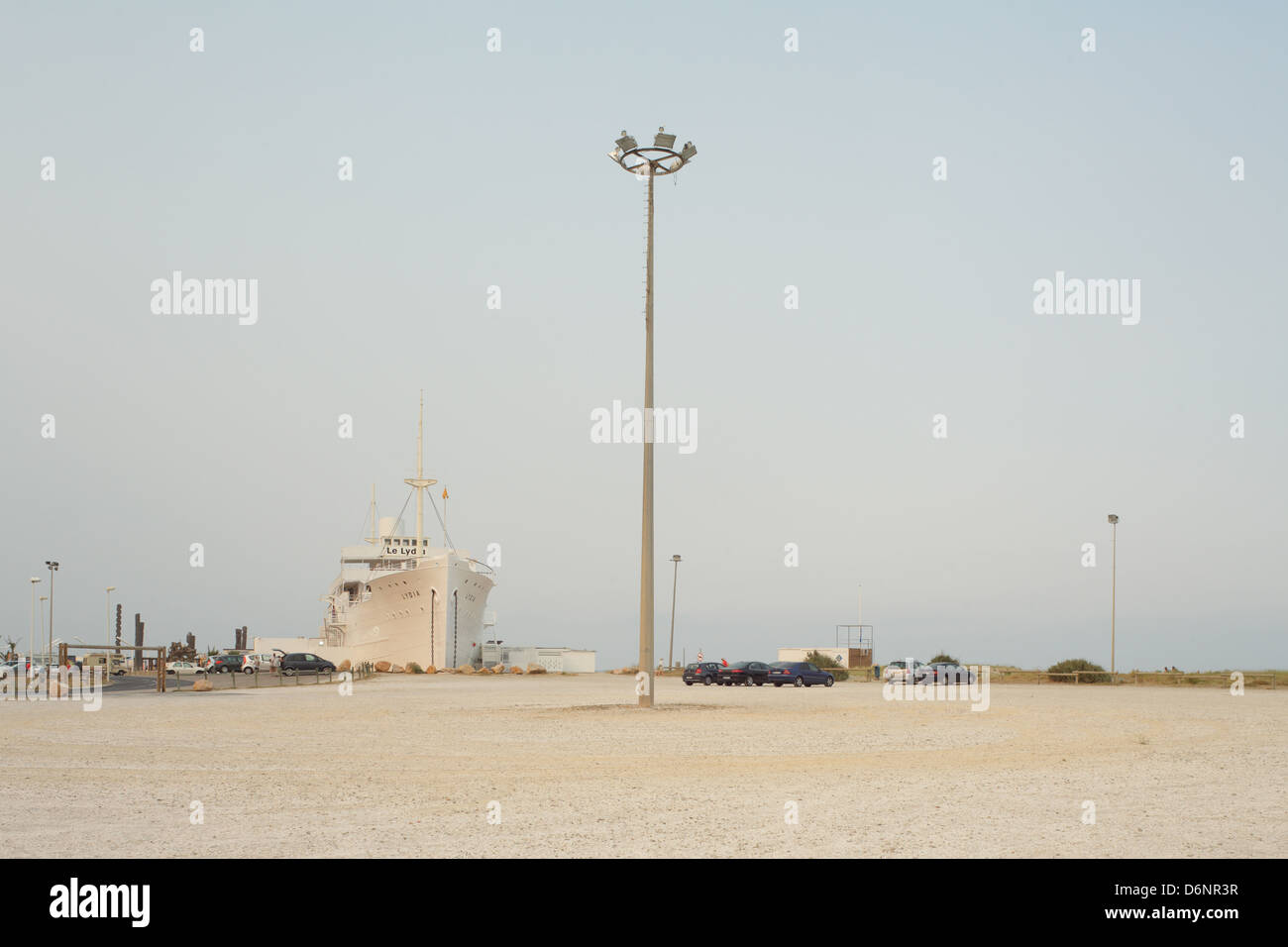 Le Barcares, France, the ship Lydia as a tourist attraction in the ...