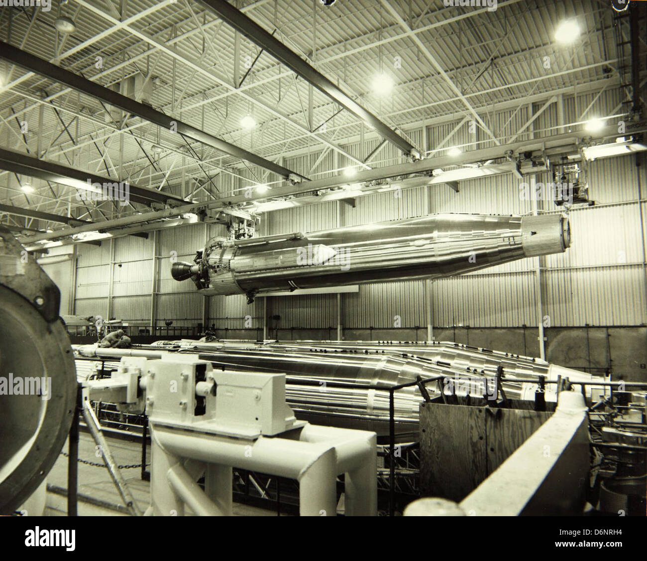 The Atlas missile, developed by Convair/General Dynamics between 1955 ...