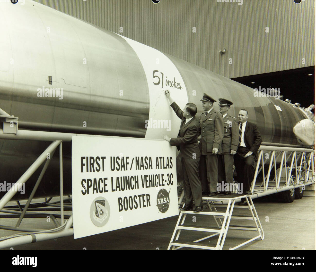 The Convair/General Dynamics Atlas missile, developed between 1955 and ...
