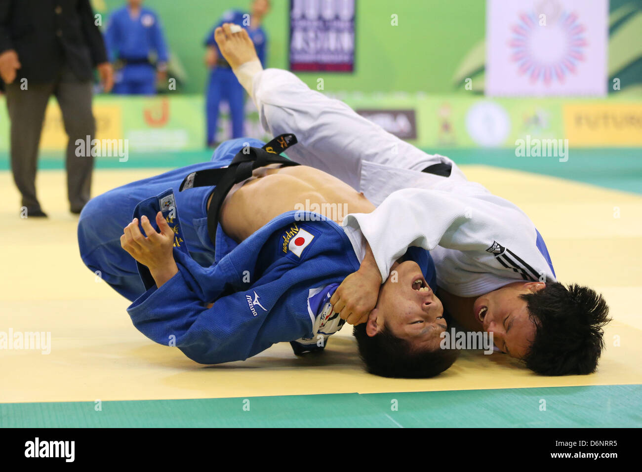 (L to R) Riki Nakaya (JPN), Wang Ki-Chun (KOR), April 21, 2013 - Judo ...
