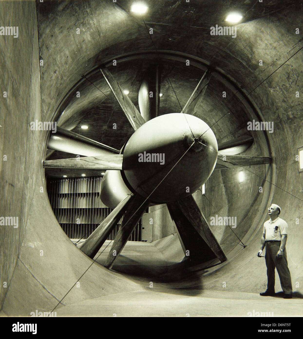 A photograph of the wind tunnel used by Convair/General Dynamics ...
