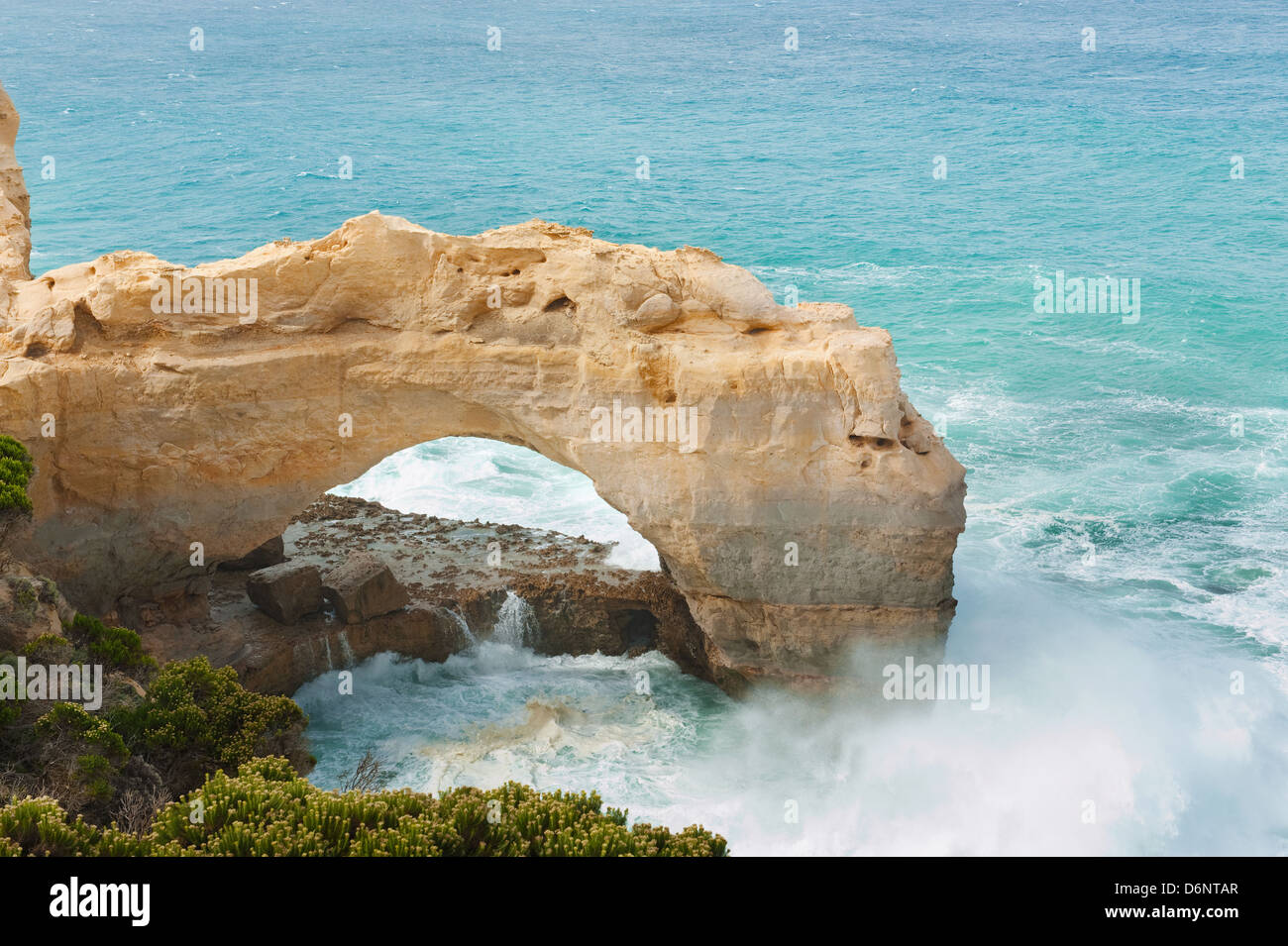 Famous rocks The Arch ,Great Ocean Road, Australia Stock Photo - Alamy