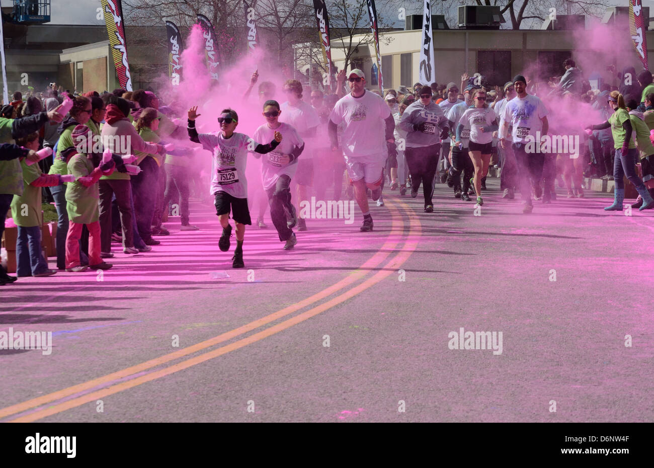 Run the gauntlet hi-res stock photography and images - Alamy