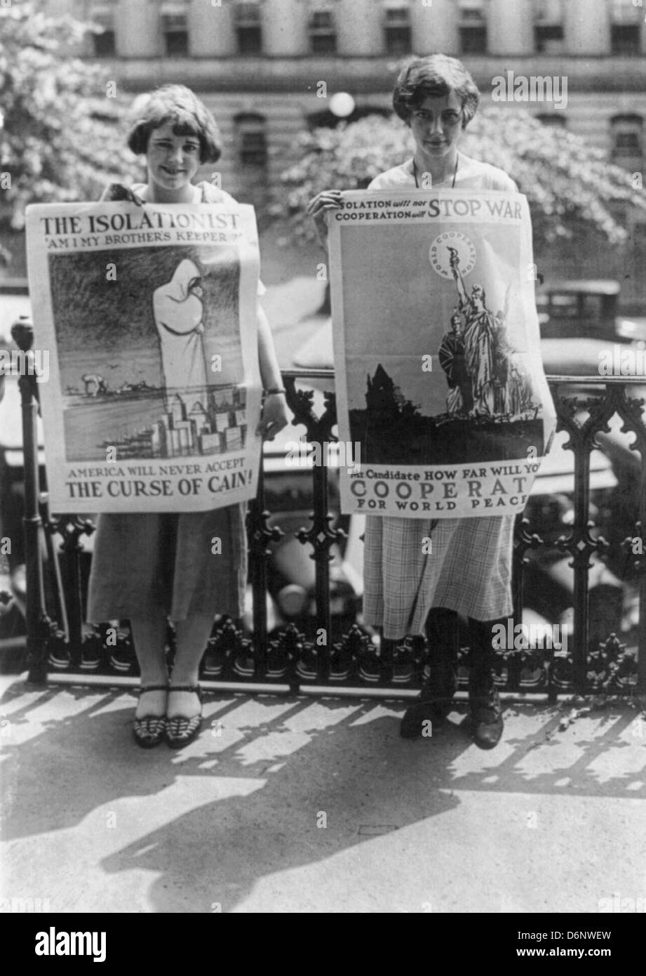 Isolationist poster hi-res stock photography and images - Alamy