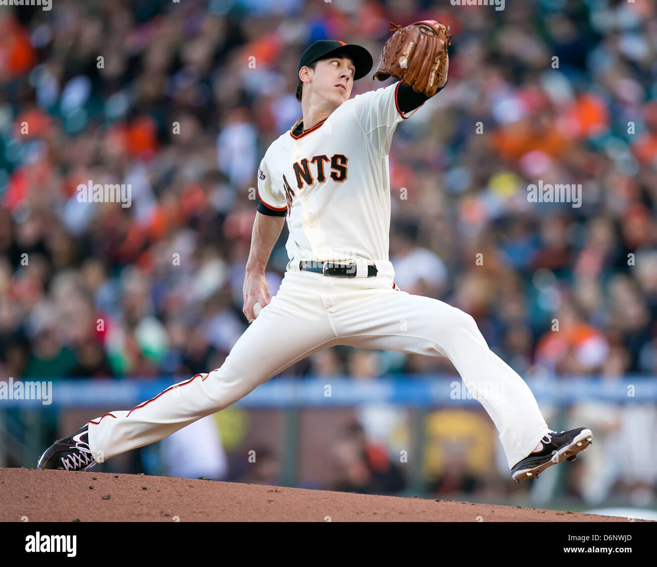 San Francisco, USA. 21st April, 2013. San Francisco Giants starting ...
