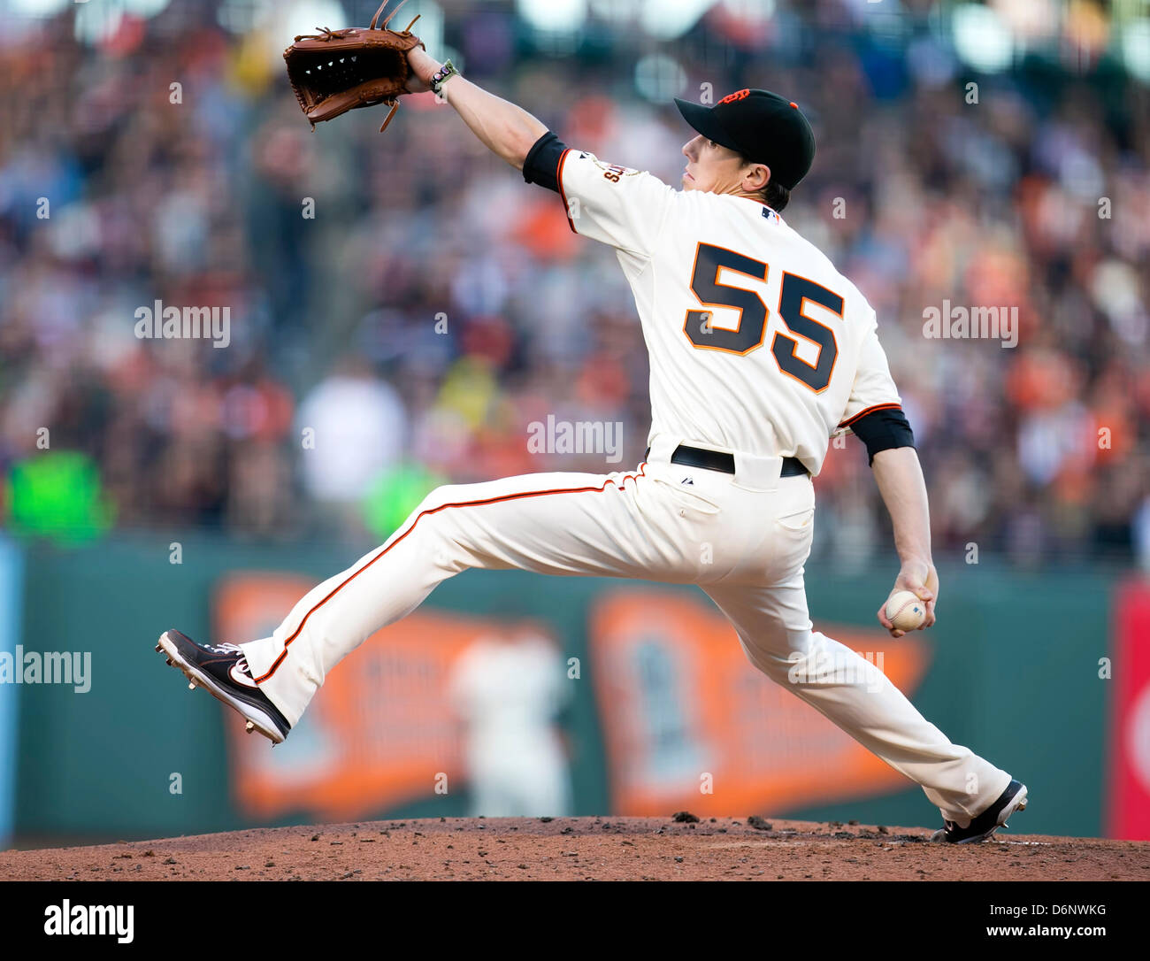 San Francisco, USA. 21st April, 2013. San Francisco Giants starting ...