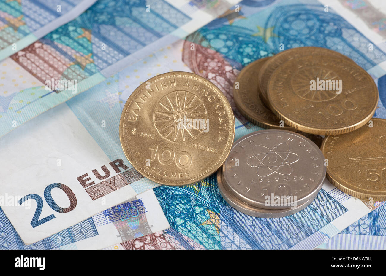 Old money notes and coins hi-res stock photography and images - Alamy