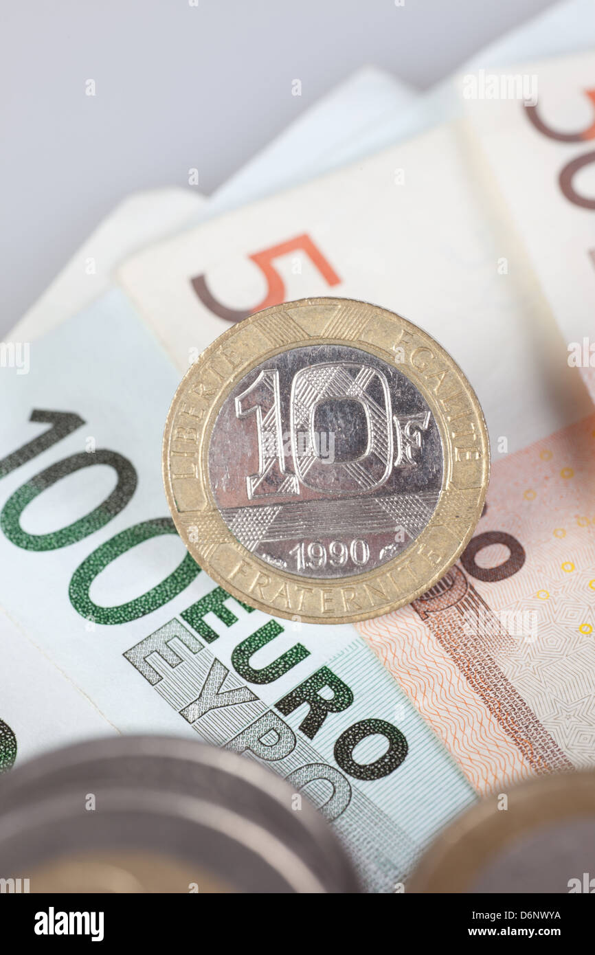 Euro coin france hi-res stock photography and images - Alamy