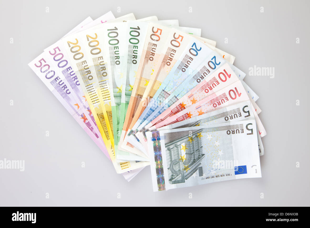 Berlin, Germany, Euro notes Stock Photo - Alamy