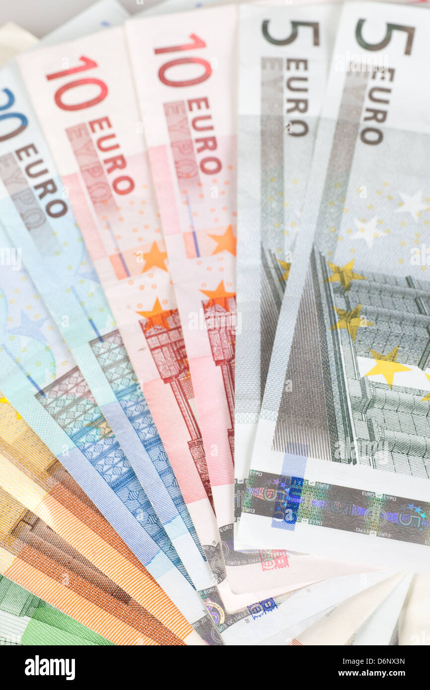 Berlin, Germany, Euro notes Stock Photo - Alamy