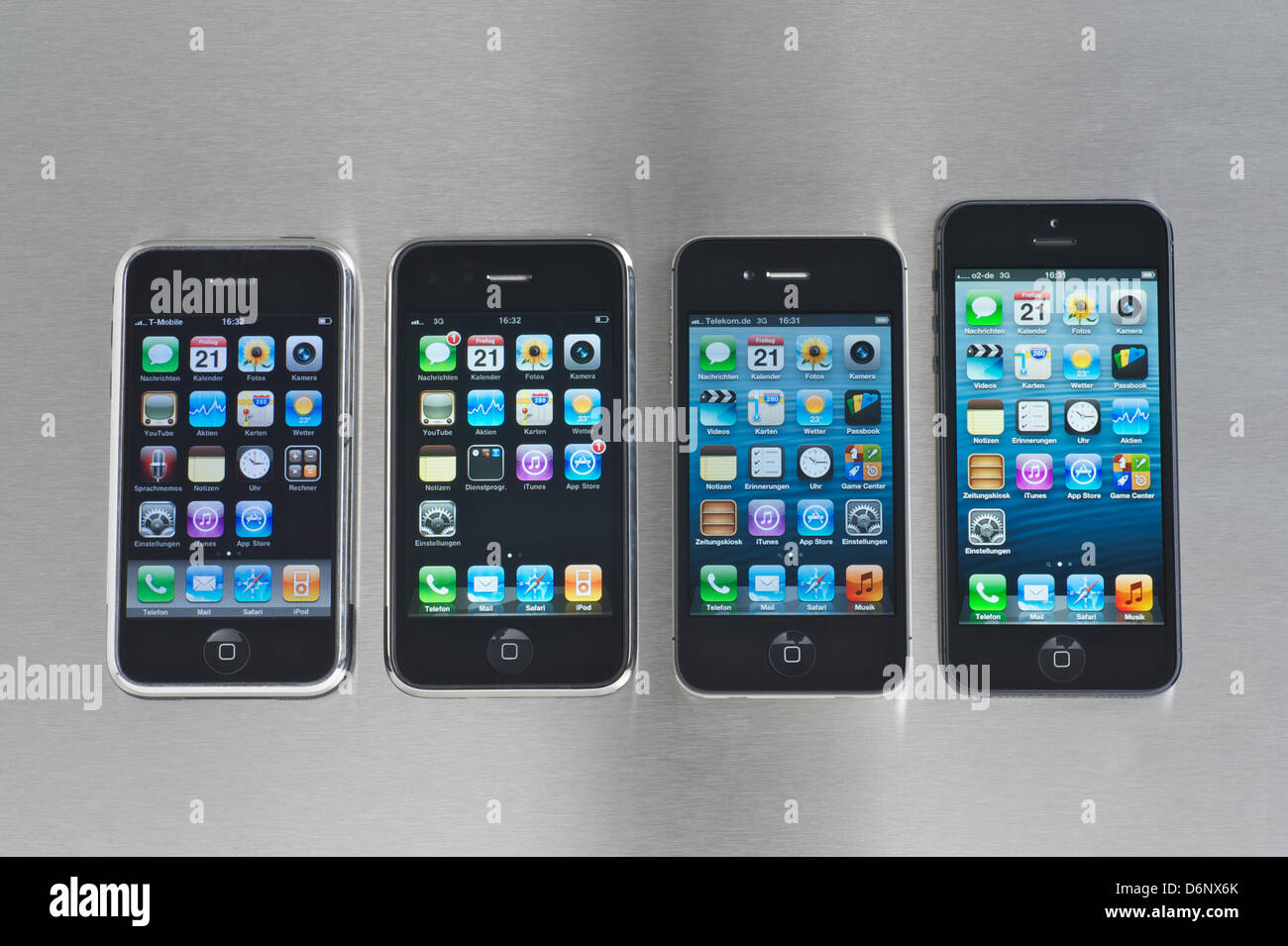 Hamburg, Germany, all iPhones from Apple Stock Photo - Alamy