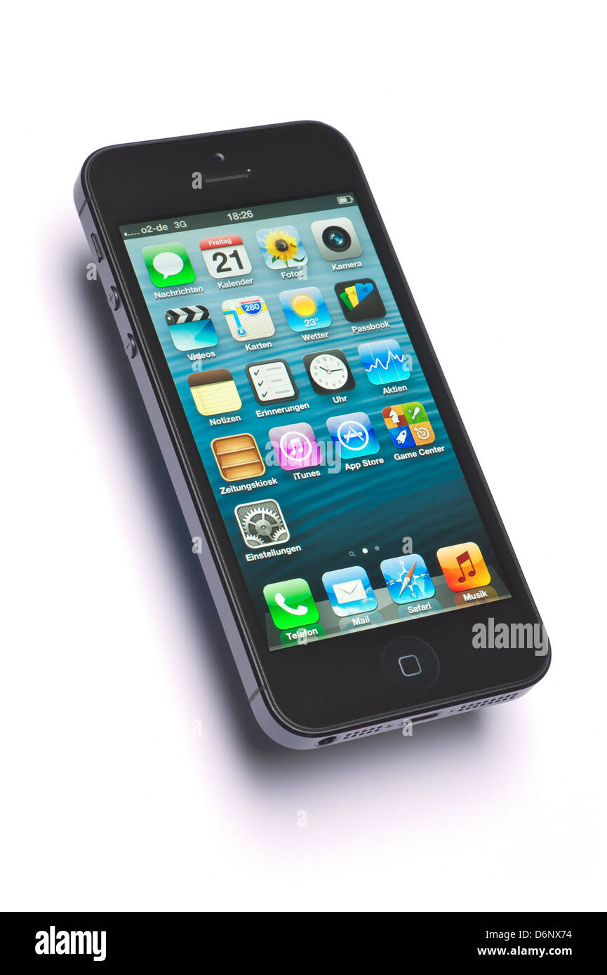 Hamburg, Germany, the iPhone 5 Stock Photo - Alamy