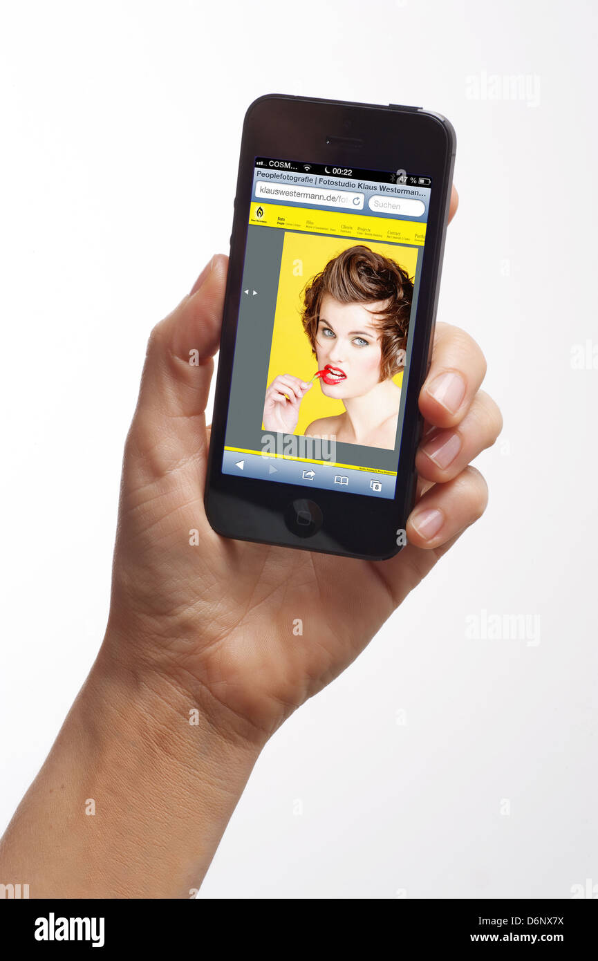 Hamburg, Germany, the iPhone 5 Stock Photo - Alamy