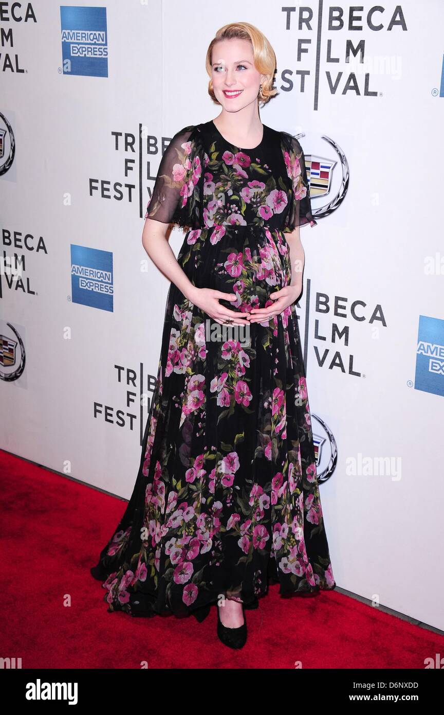 New York, USA. 21st April, 2013. Evan Rachel Wood at arrivals for A ...