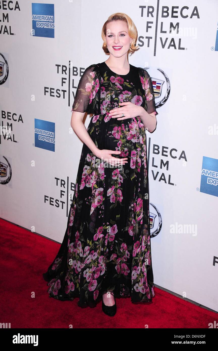 New York, USA. 21st April, 2013. Evan Rachel Wood at arrivals for A ...