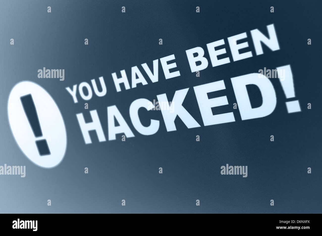 You have been hacked hi-res stock photography and images - Alamy