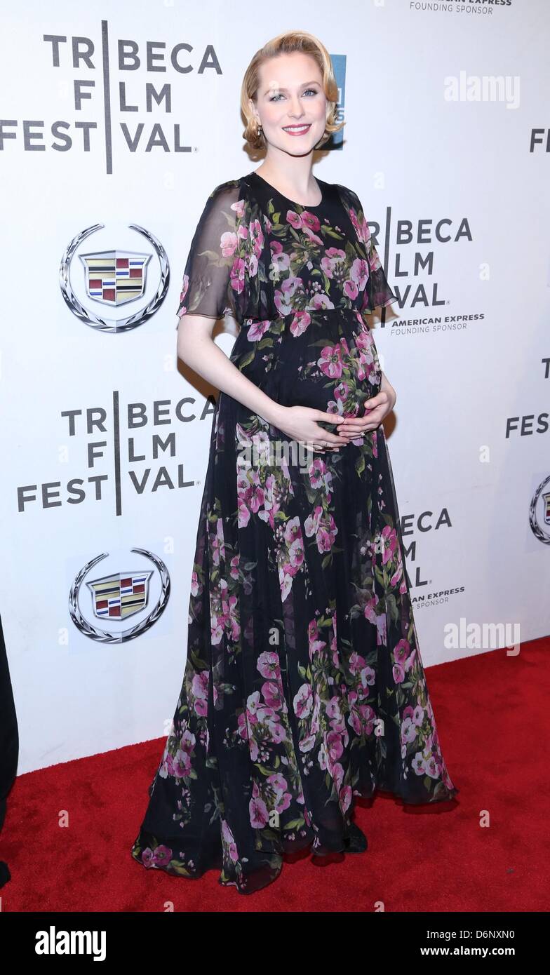 New York, USA. 21st April, 2013. Evan Rachel Wood at arrivals for A ...