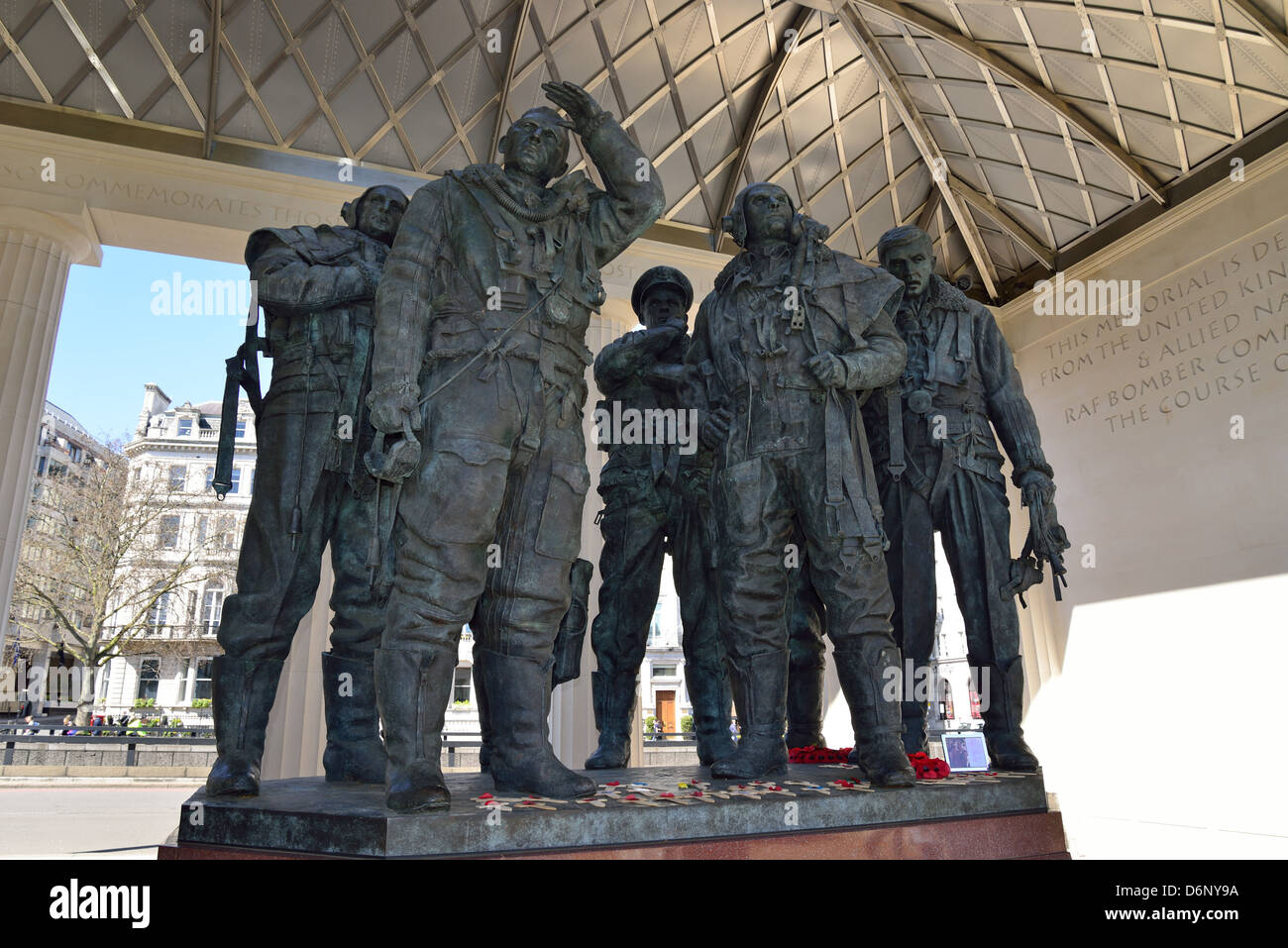 The Royal Air Force Bomber Command Memorial, Green Park, West End, City ...