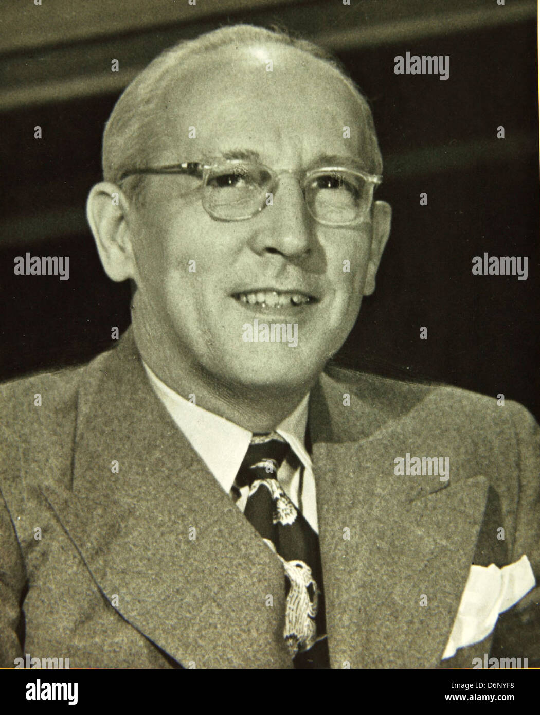 This photograph shows William Blees, the Vice President of Sales for ...