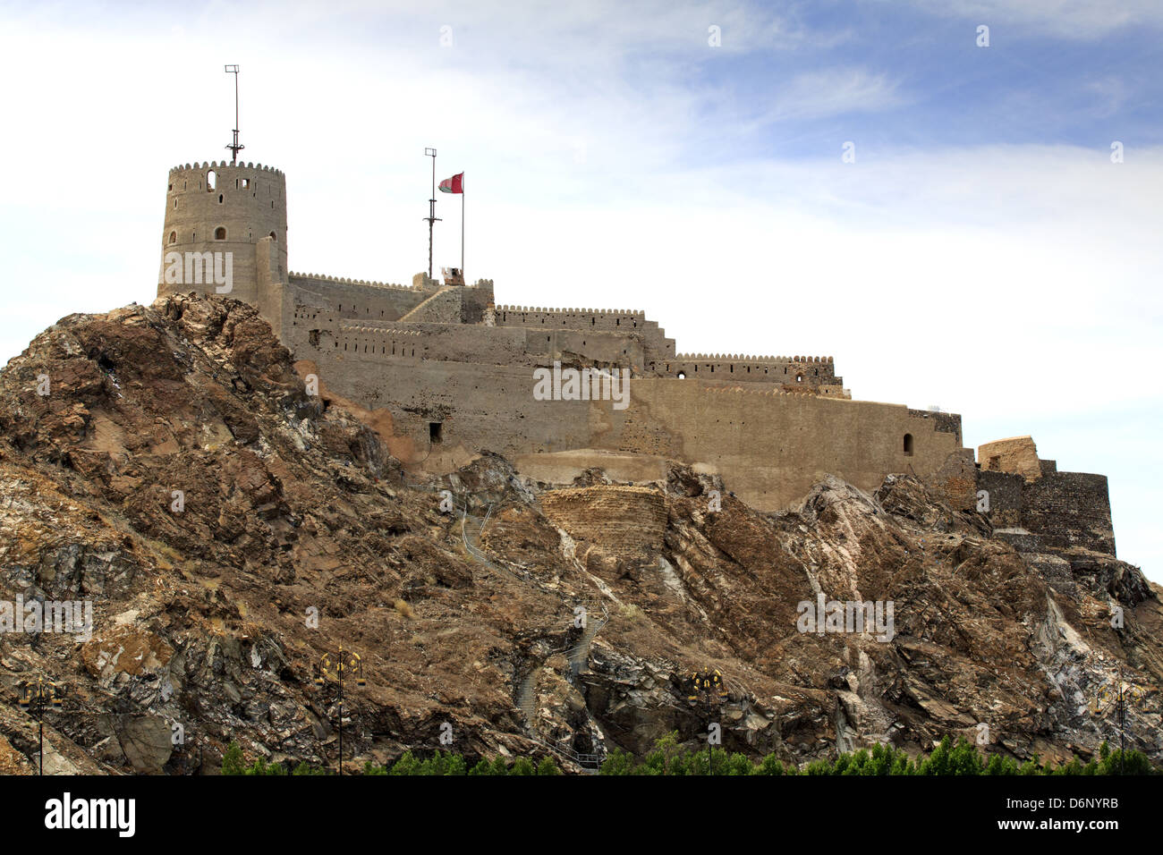 Mutrah fort muscat oman hi-res stock photography and images - Alamy