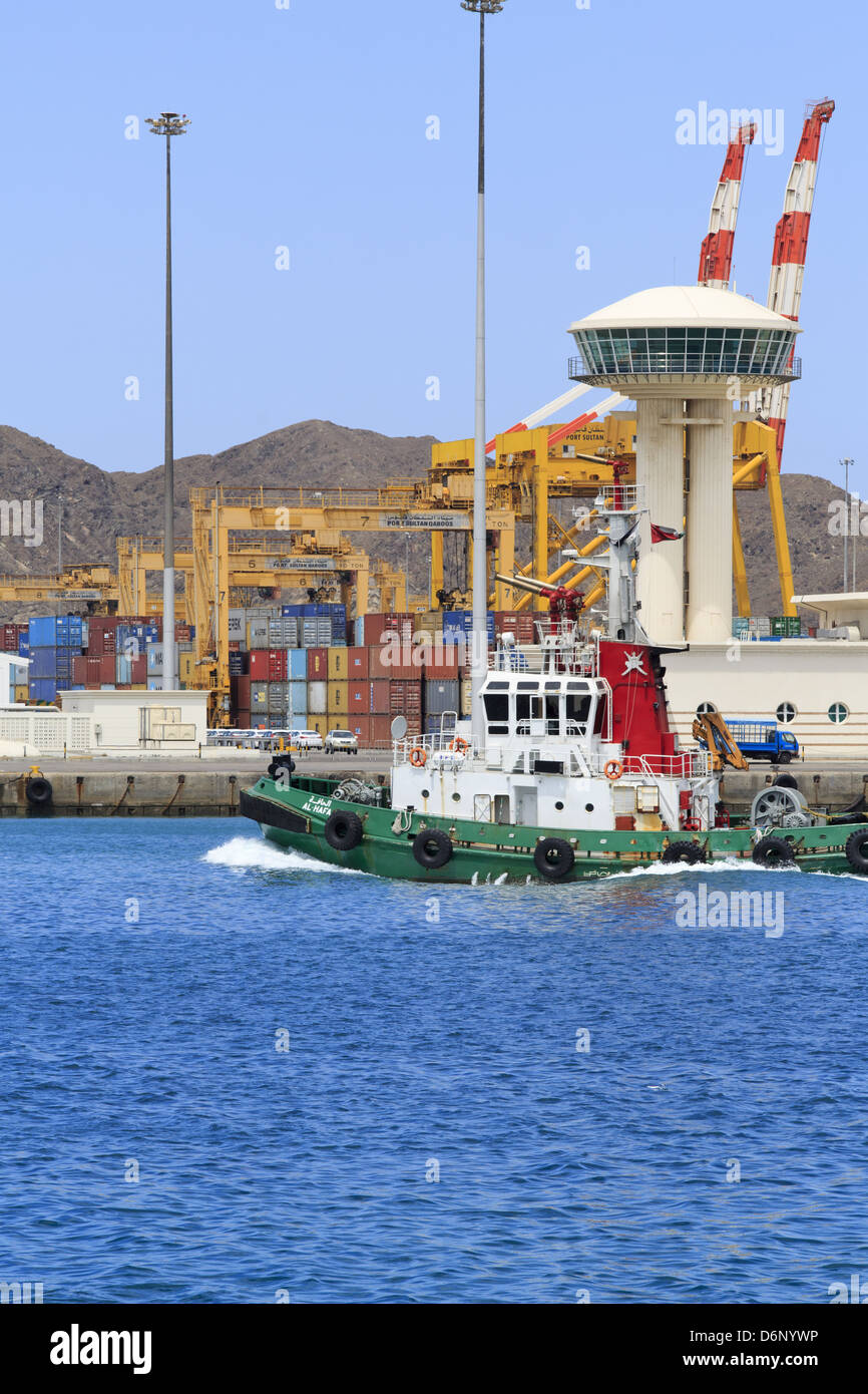 Oman muscat container port containers hi-res stock photography and ...