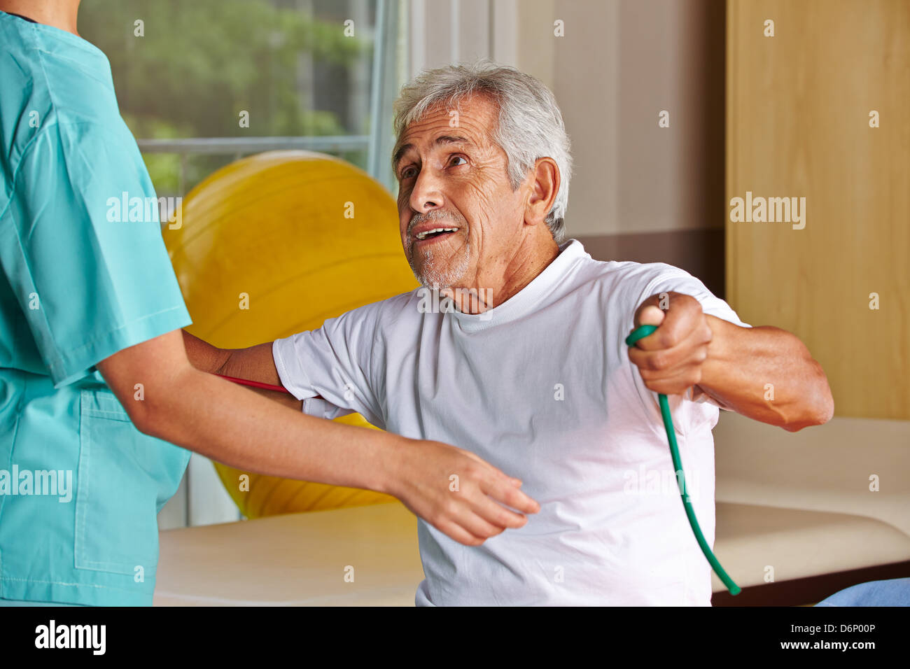 Senior pulling rope hi-res stock photography and images - Alamy