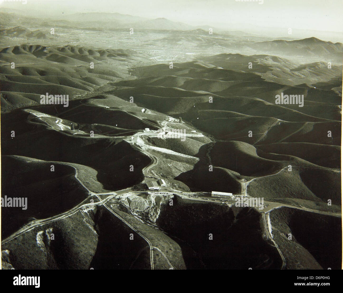 A photograph of the Sycamore Canyon facility, used by Convair/General ...