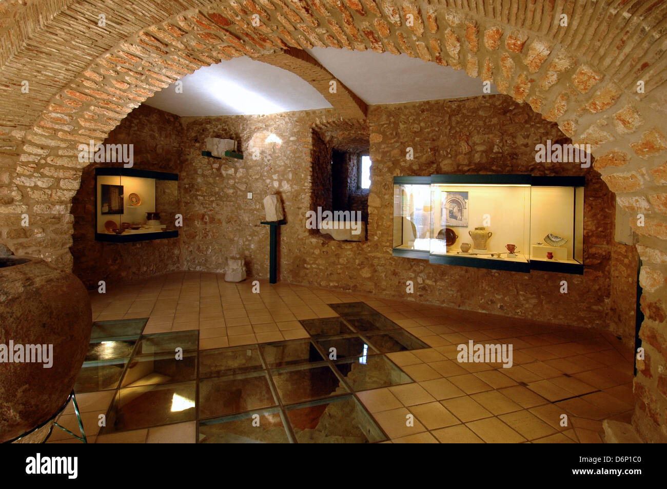 Interior of the Municipal Archaeological Museum in Loule castle Castle ...
