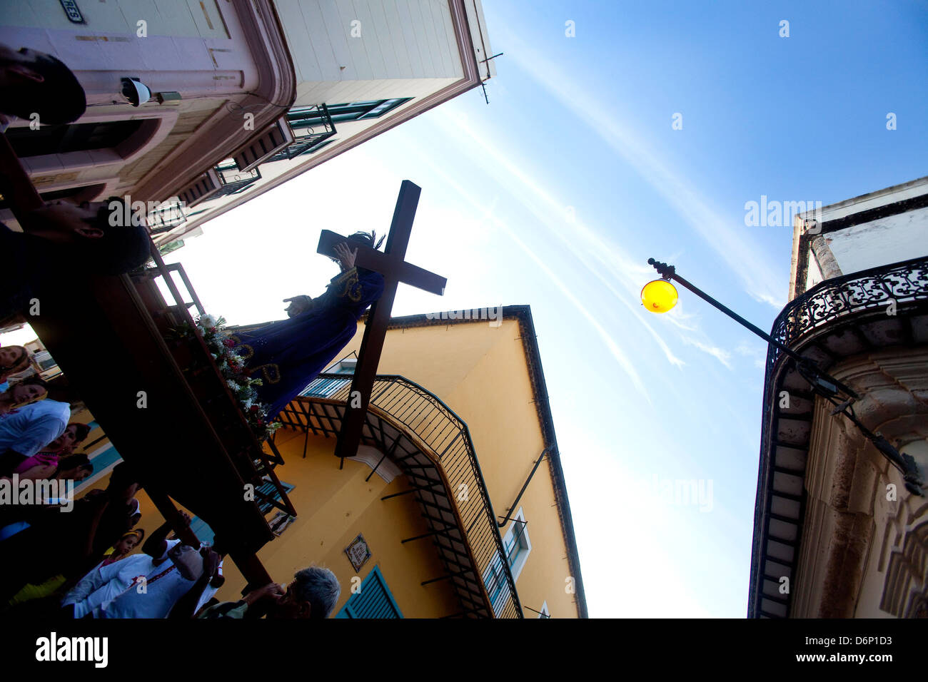 Stations of the Cross, Good Friday, Easter. Cuban city of Havana, La ...