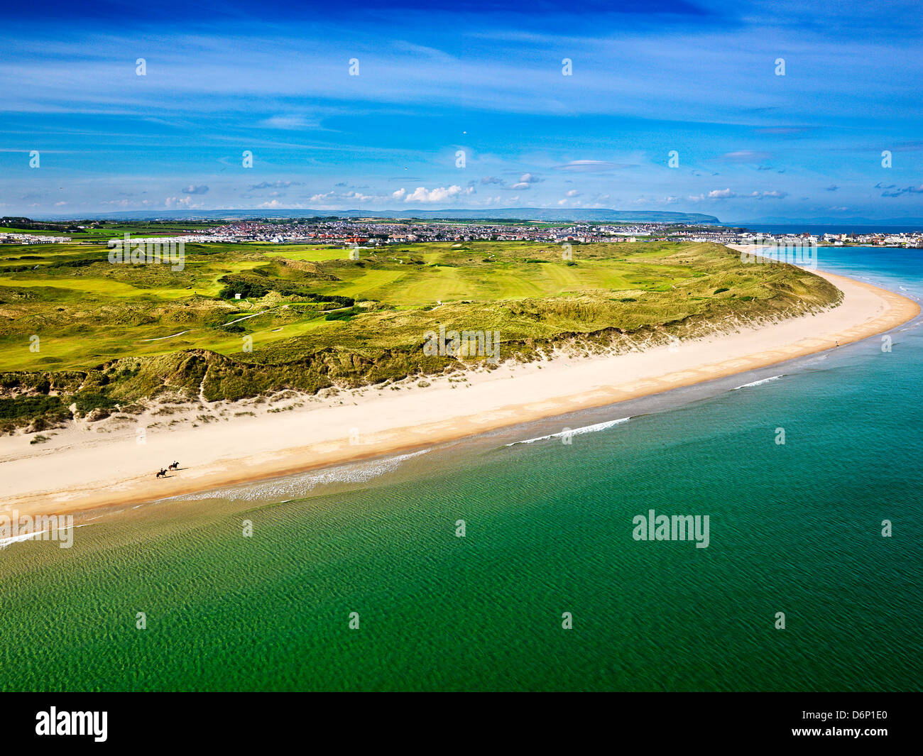 Royal portrush aerial hi-res stock photography and images - Alamy