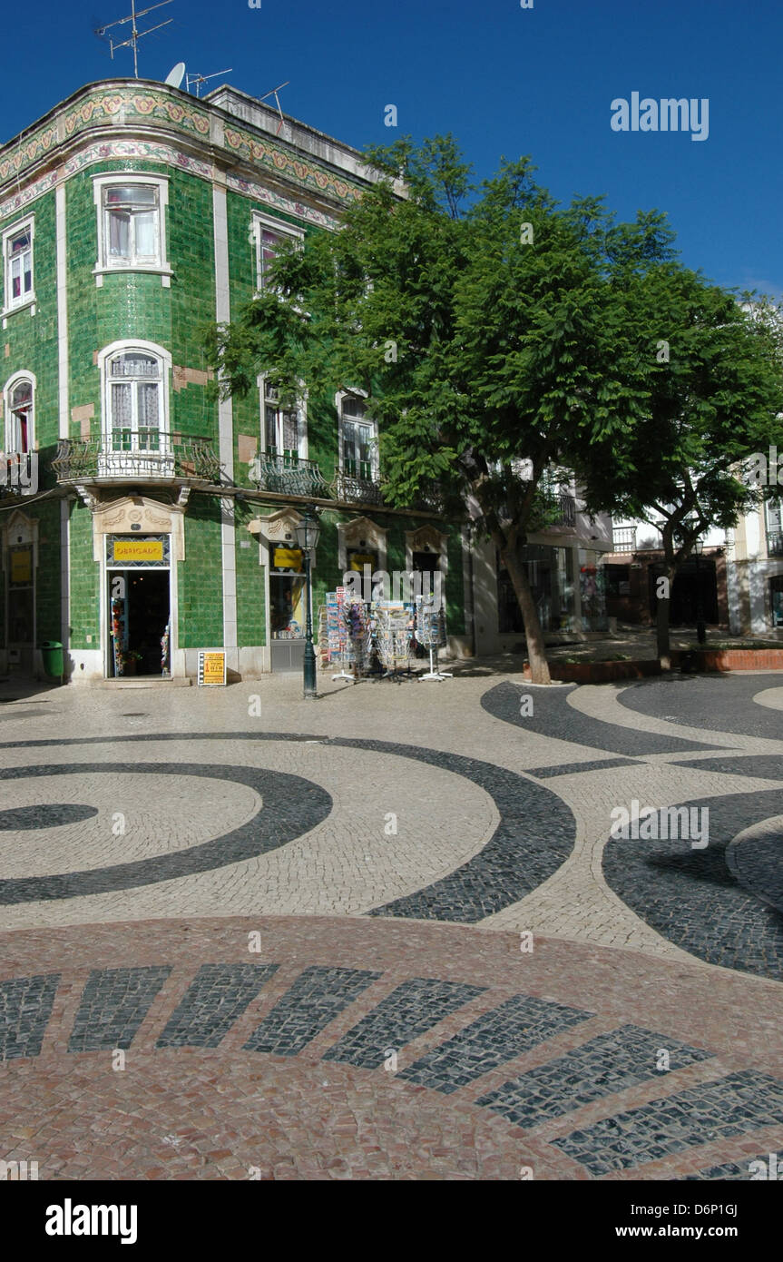 The historic centre of the town of Lagos in Algarve the southernmost ...