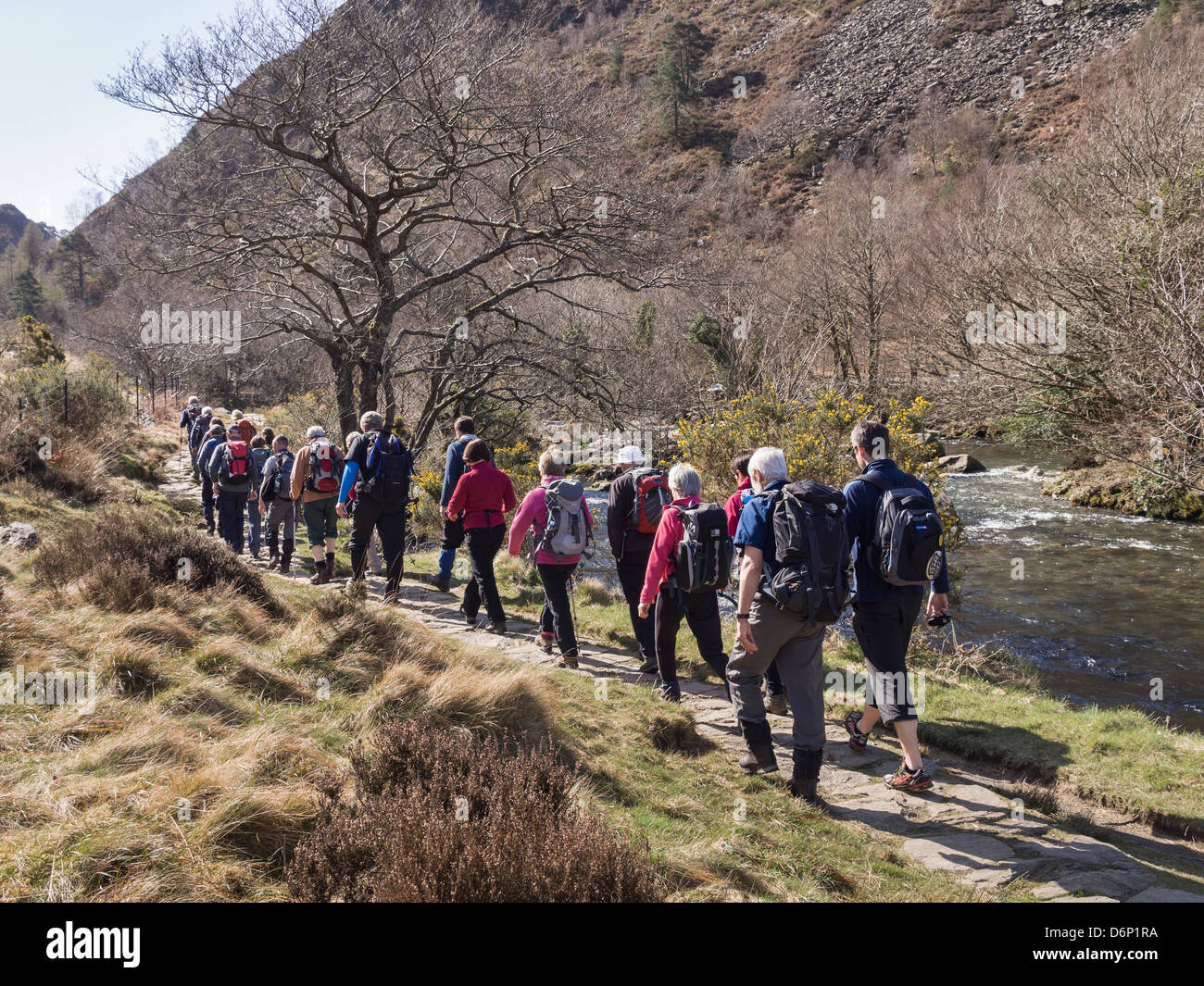 Group of ramblers walking hi-res stock photography and images - Alamy