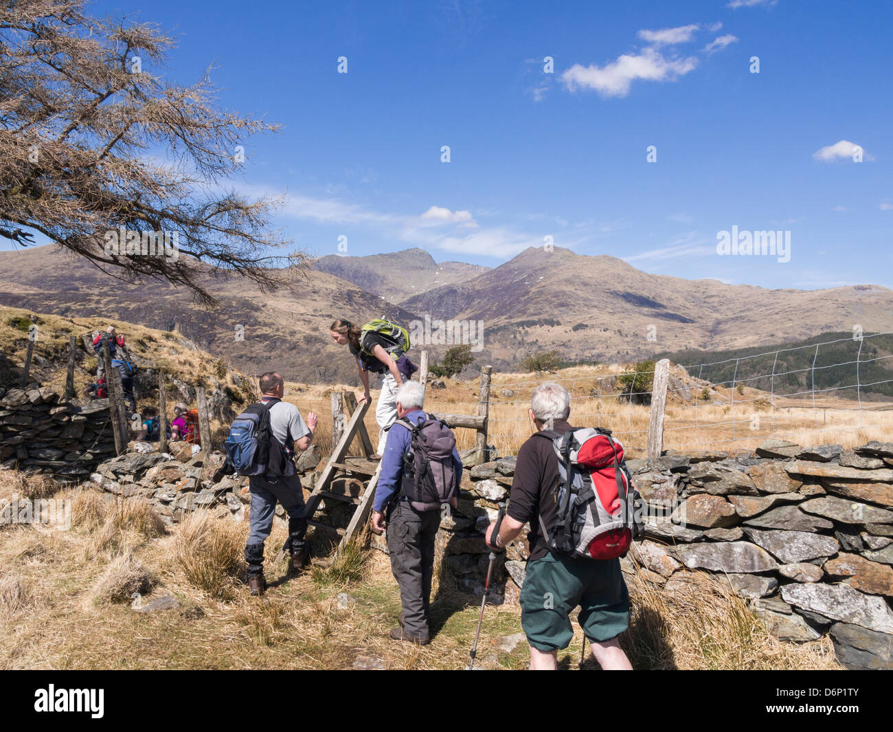 Walkers stile hi-res stock photography and images - Alamy