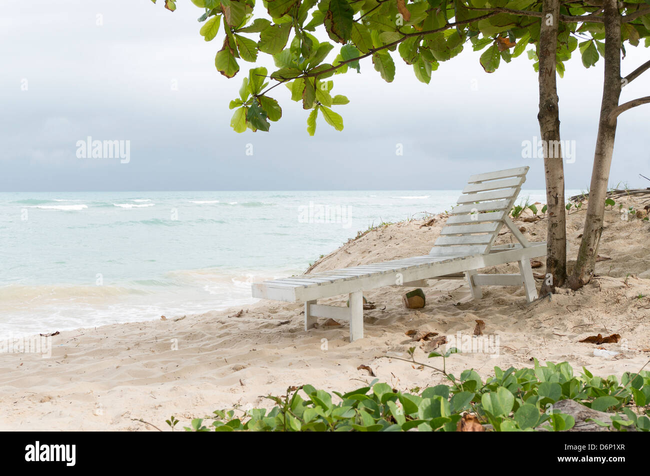 Beach, storm approaching from the ocean Stock Photo - Alamy