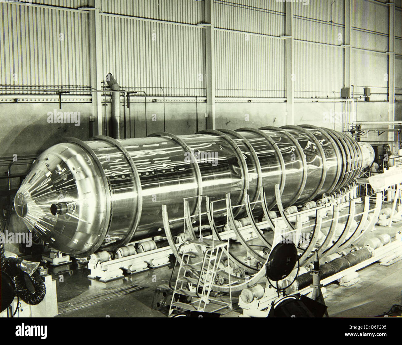 This image shows the Convair/General Dynamics Atlas missile from 1955 ...