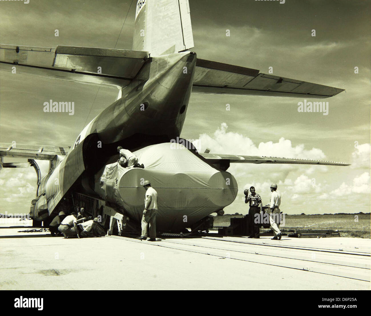 The Atlas 3E, developed by Convair/General Dynamics, is shown being ...