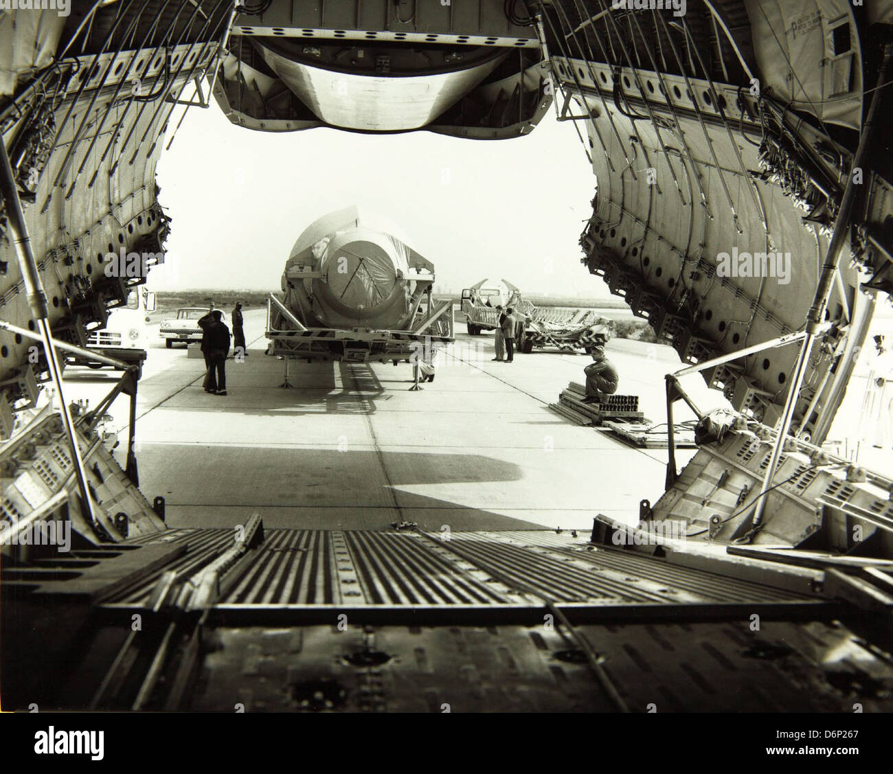 Photograph of the Convair/General Dynamics Atlas 3E missile being ...