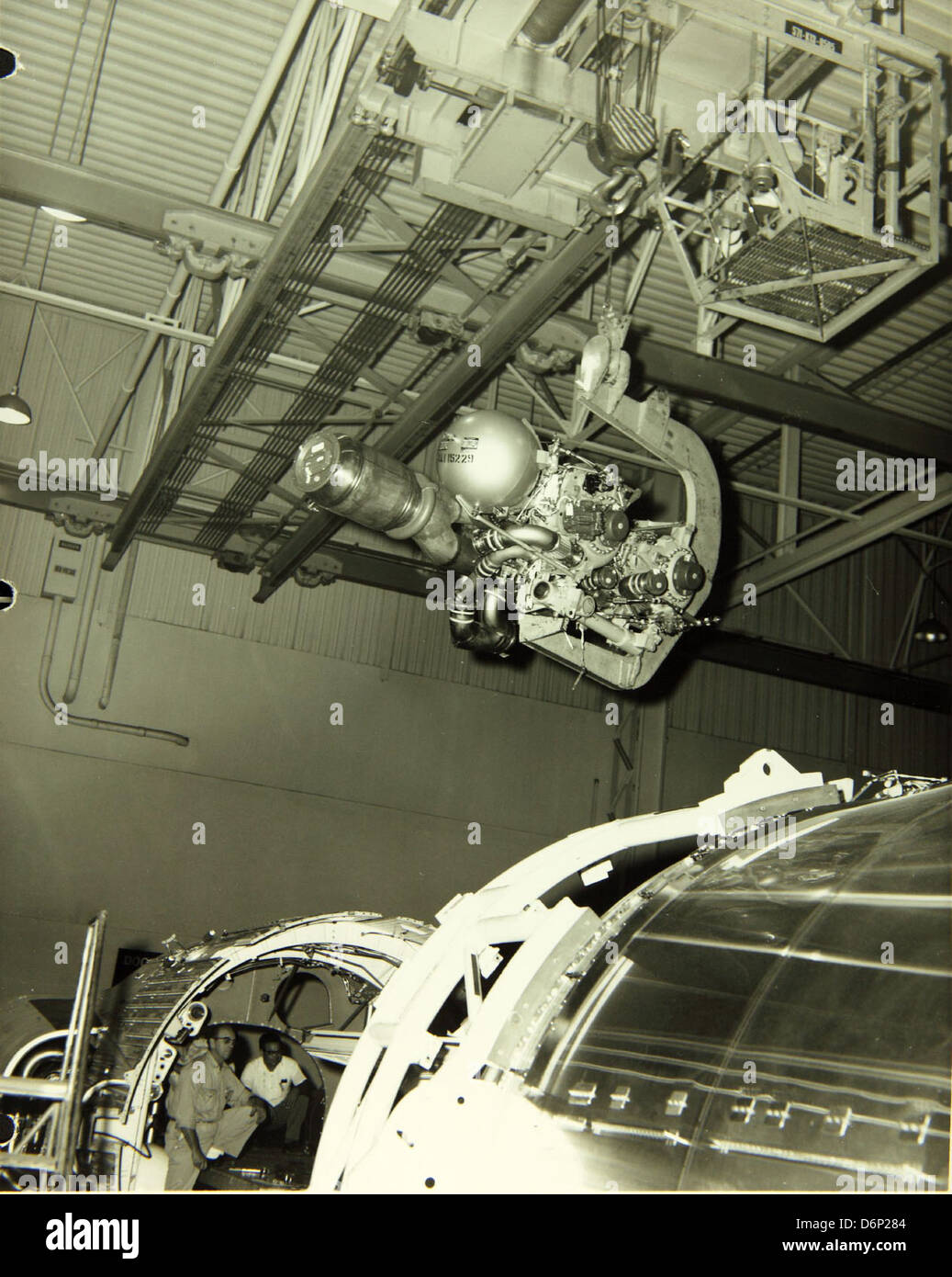 A Convair/General Dynamics Atlas missile, developed between 1955 and ...