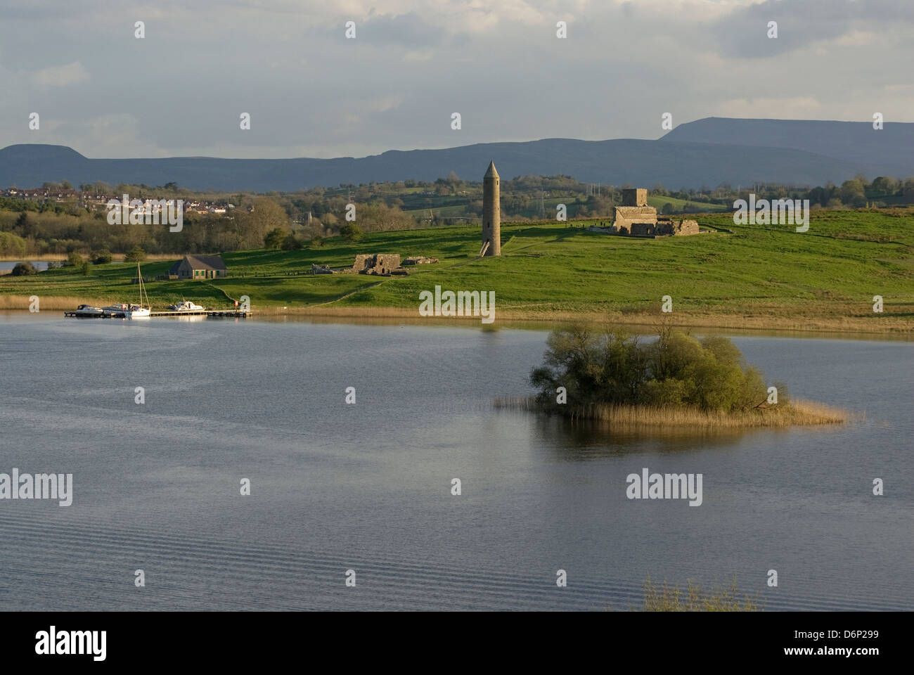 Devenish Island, Monastic Site, St Marys Abbey, Round Tower, Lower ...