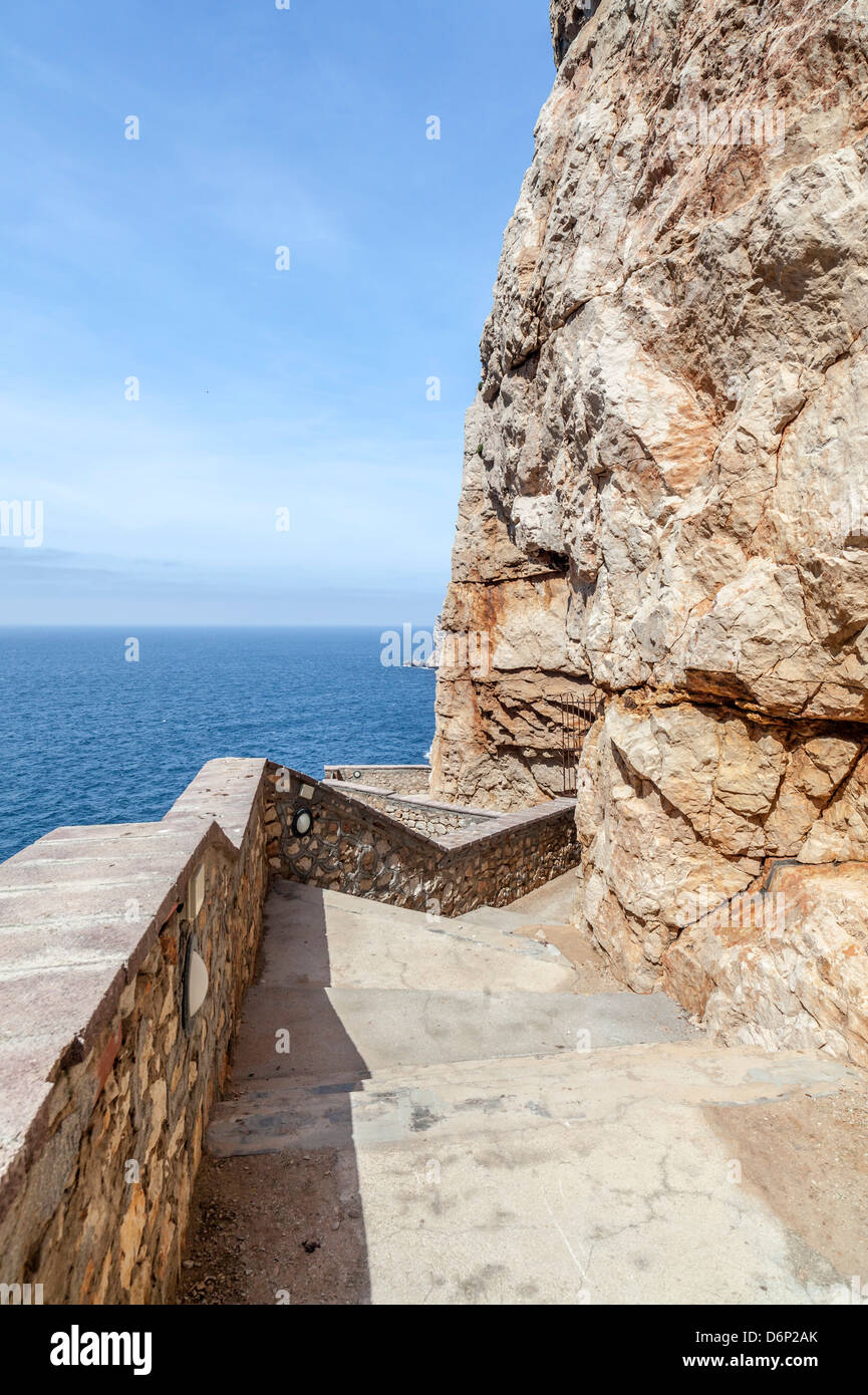 capo caccia,sardinia,italy,stairway to the neptune´s grotto Stock Photo ...