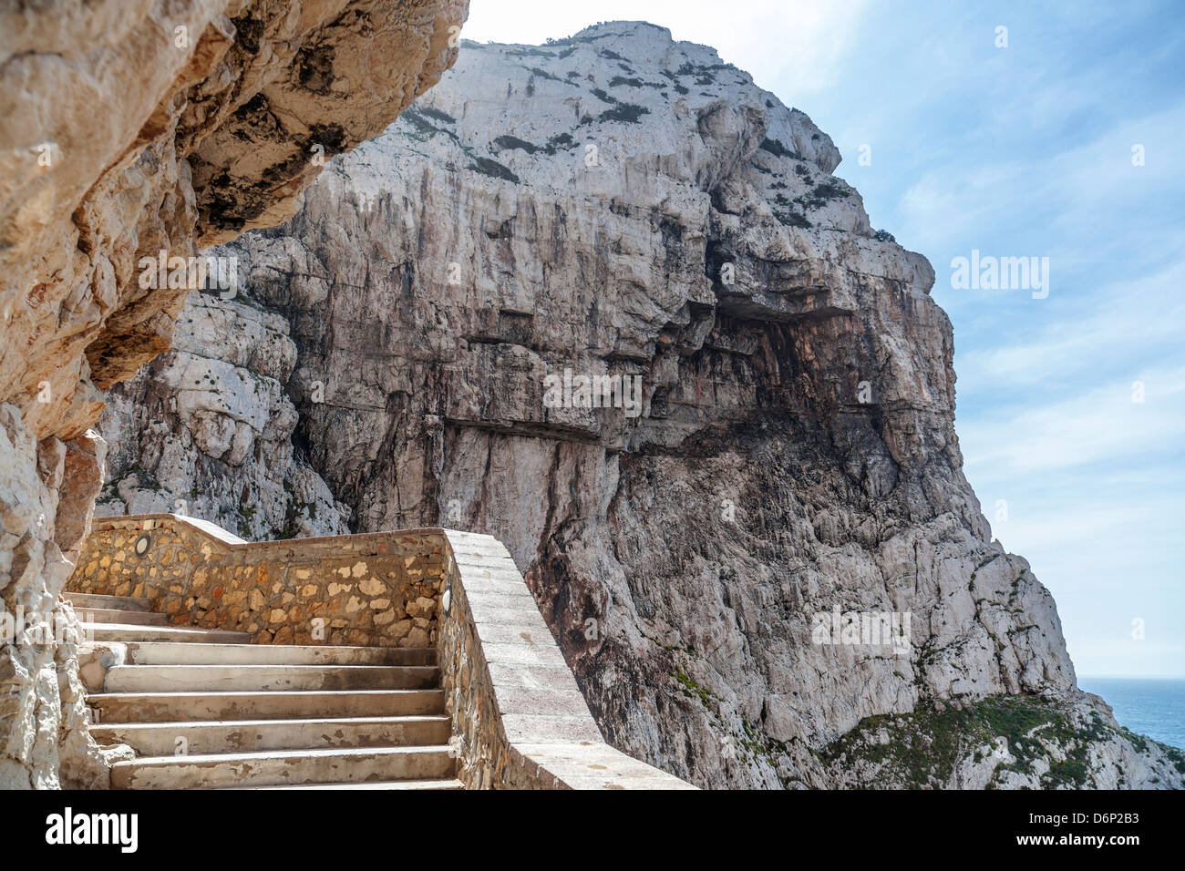 capo caccia,sardinia,italy,stairway to the neptune´s grotto Stock Photo ...