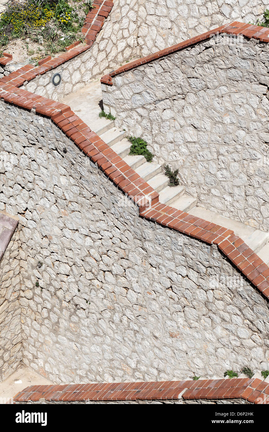 capo caccia,sardinia,italy,stairway to the neptune´s grotto Stock Photo ...