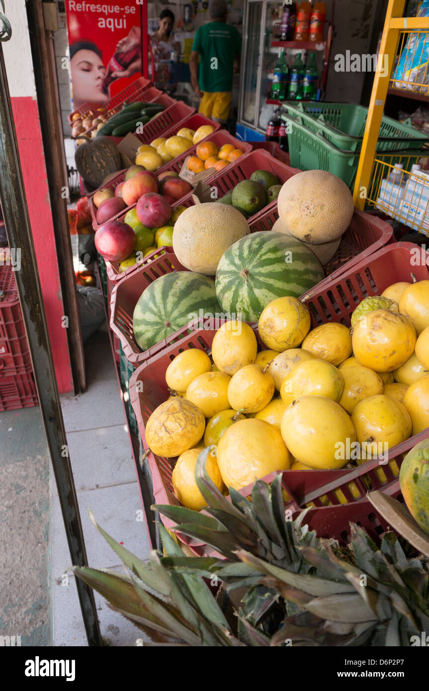 Tropical Fruit; side view Stock Photo - Alamy