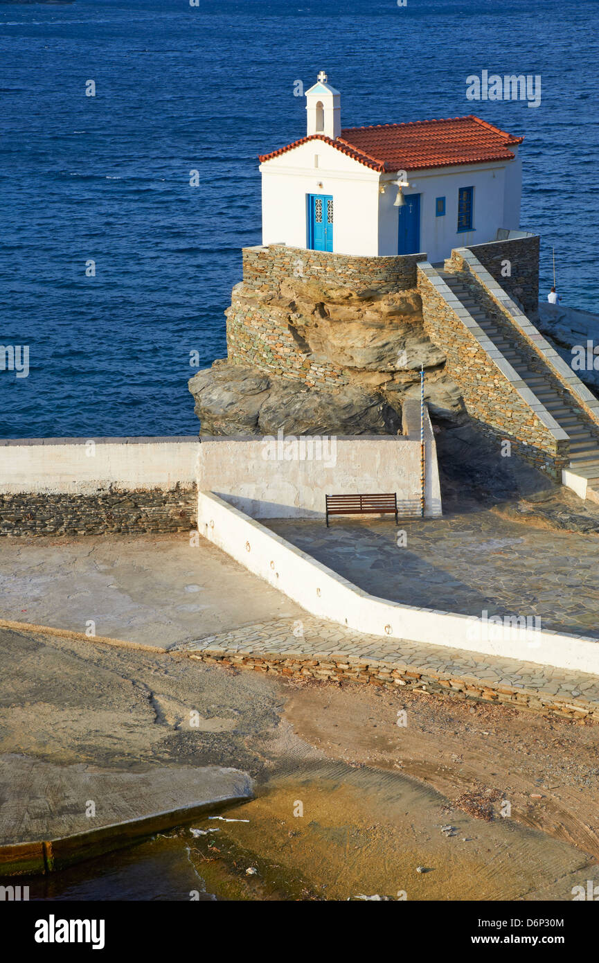 Hora, Andros Island, Cyclades, Greek Islands, Greece, Europe Stock ...