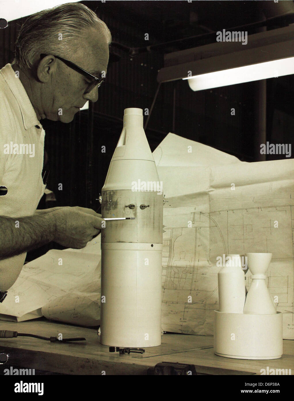 The MOL (Manned Orbital Laboratory) Model developed by Convair/General ...