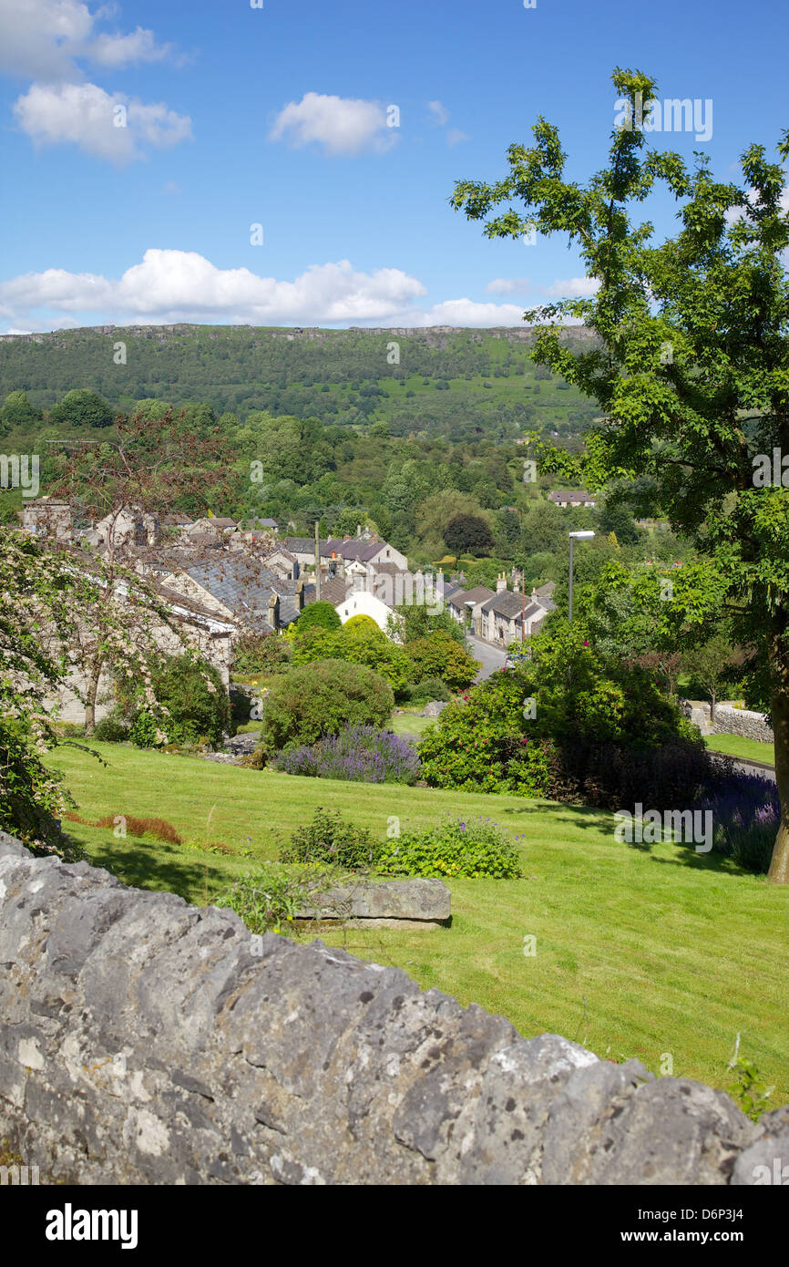 Village of Calver and Calver Edge, Derbyshire, England, United Kingdom ...